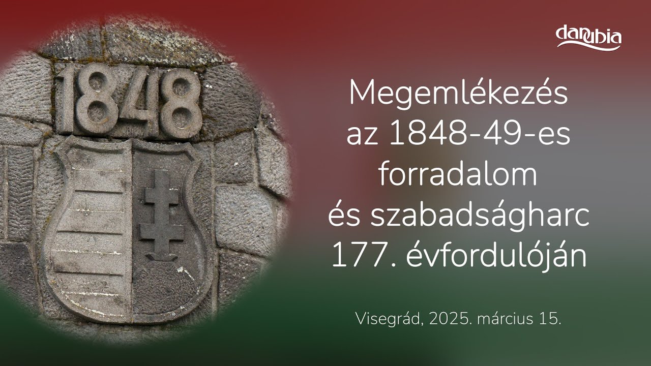 VISEGRÁD - Ünnepség az 1848-as forradalom évfordulója alkalmából - Danubia Televízió
