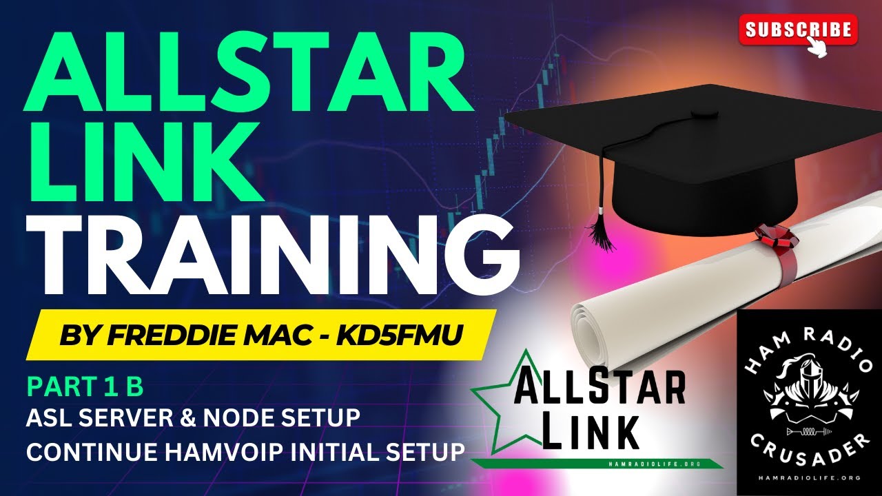 AllStar Training Part 1B Allstar Link Node Server setup, HamVoip Initial Setup Summary