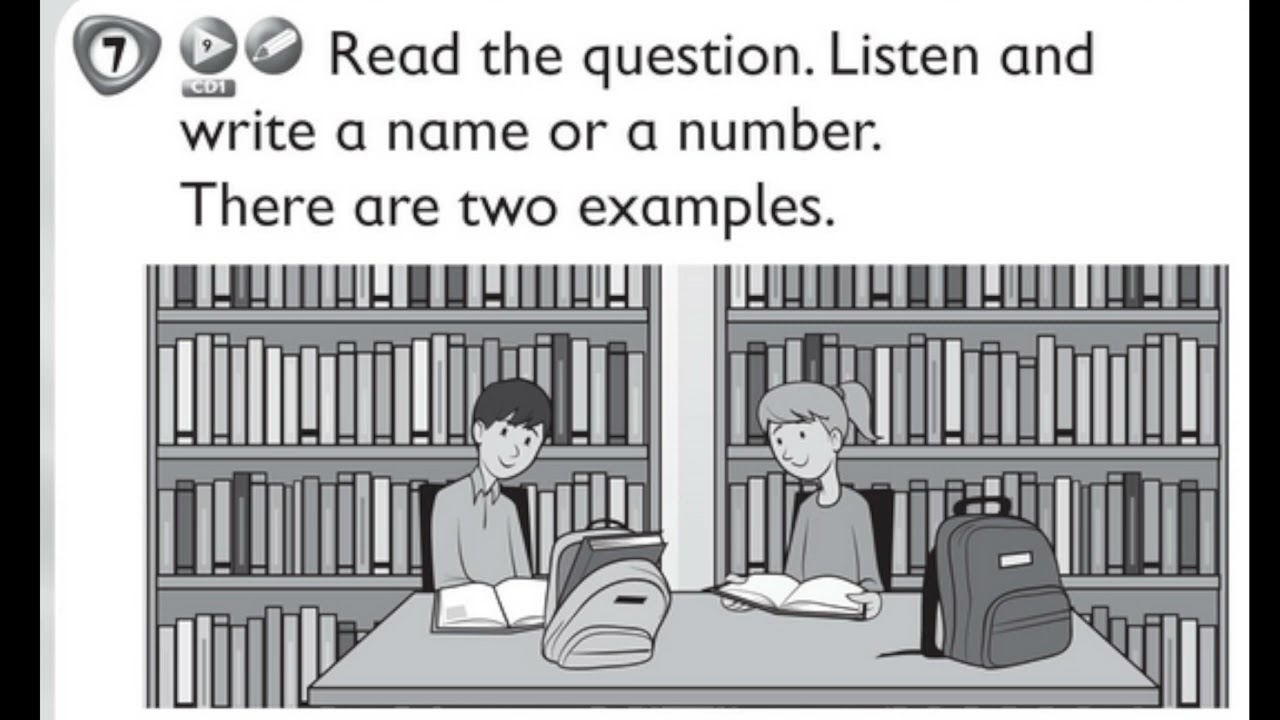 Unit 1 listening part 2 kid's box l2 Activity book 7 audio 9 page 7