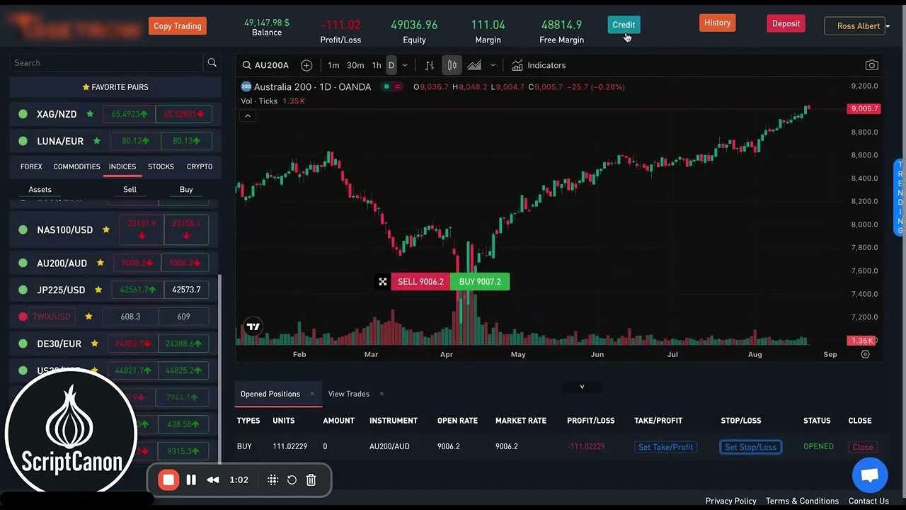 Forex, Crypto & Stock Trading PHP Script with Real-Market Trading & Real Coin Market Chart