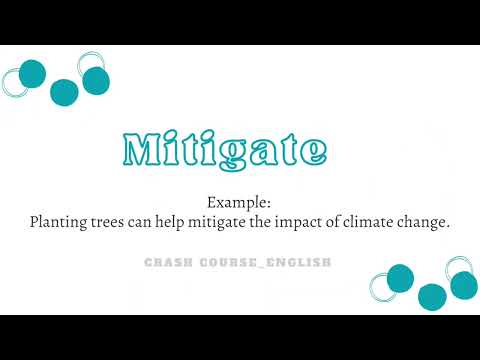 Word of the day; Mitigate / Minimize