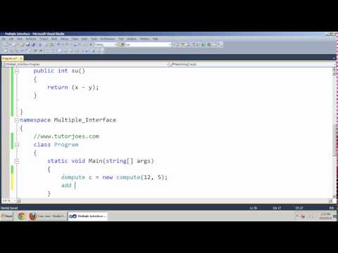Learn Multiple Interface In C Net Tamil - Mind Luster