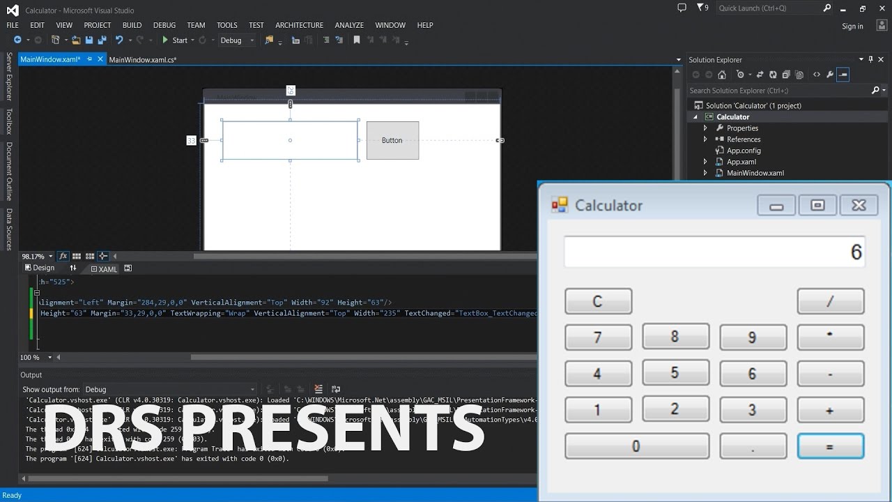 C# Tutorial 1: Making a Calculator - Getting Started and Implementing Addition Operator
