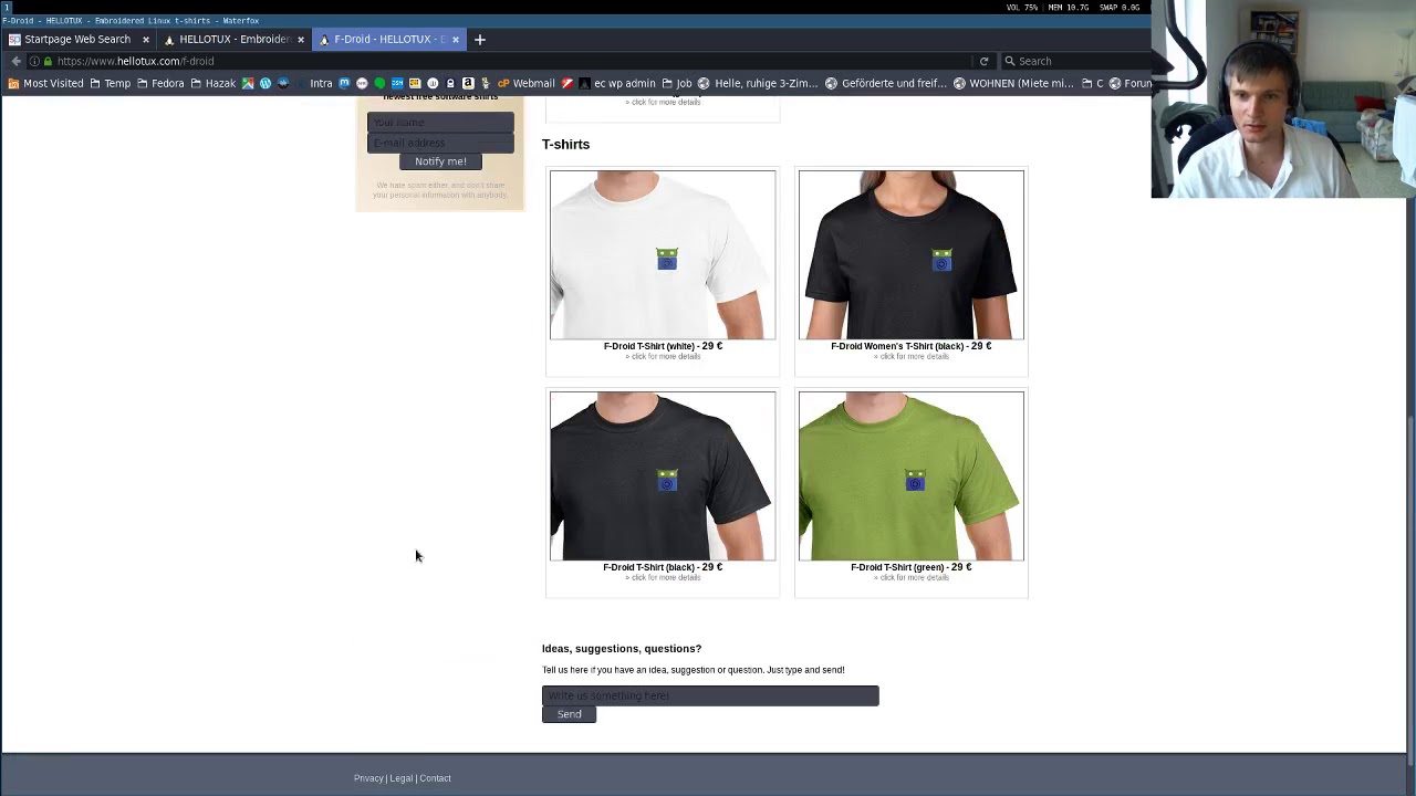 Linux Stickers and Clothes