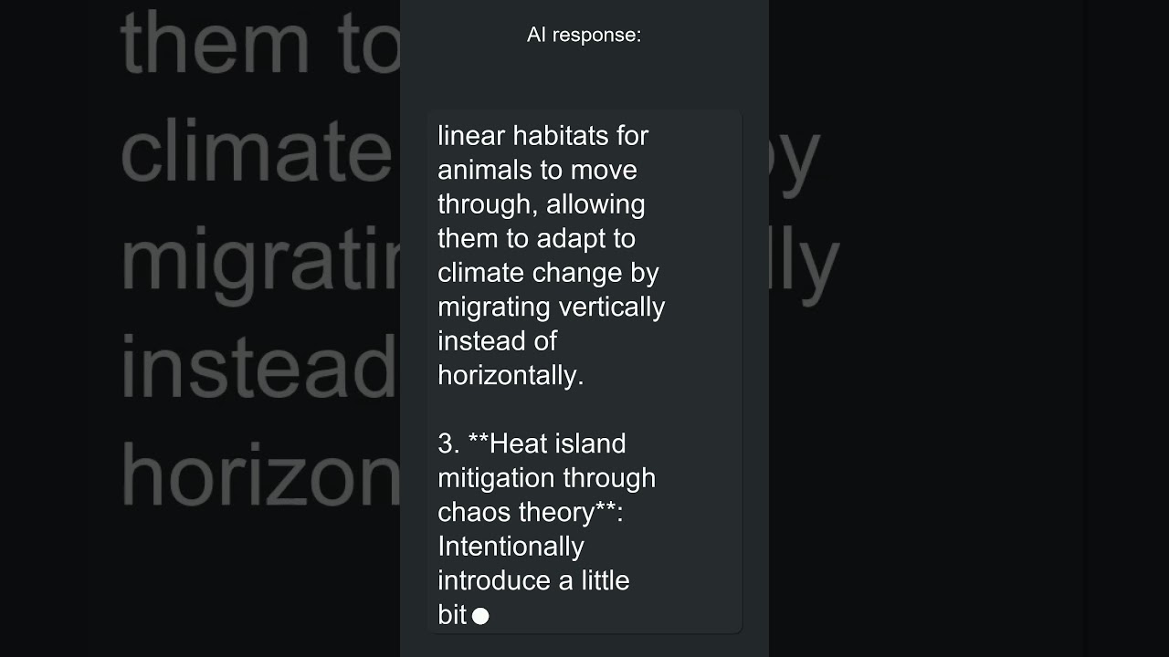 AI On: How can urban rewilding contribute to climate change mitigation and adaptation strategies