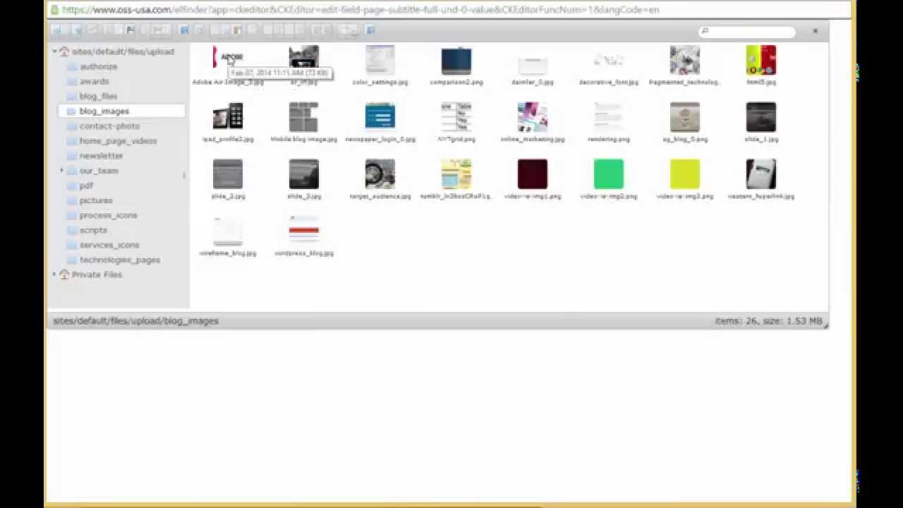 Using the File Browser