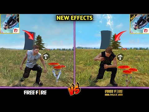 FREE FIRE VS FREE FIRE MAX EFFECTS CHANGES & FULL COMPARISON