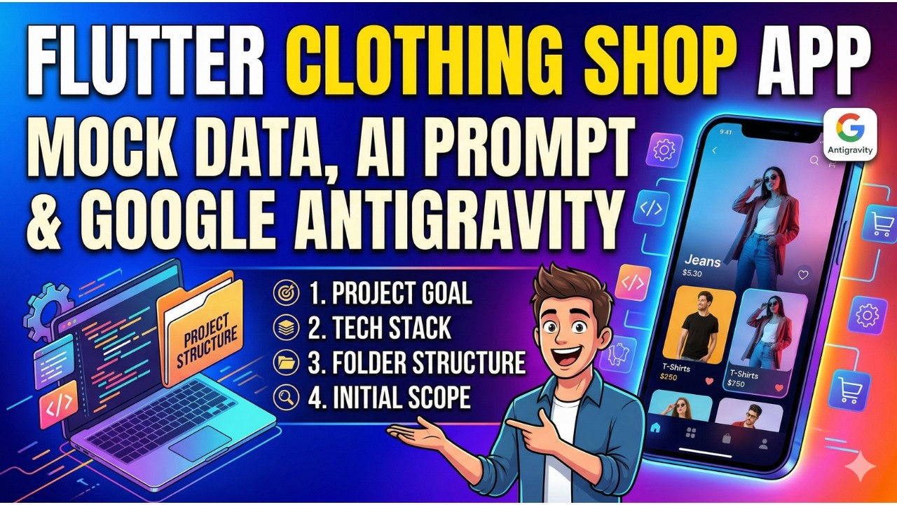 Build a Flutter App in SECONDS: The Ultimate Google Antigravity Prompt! 🚀