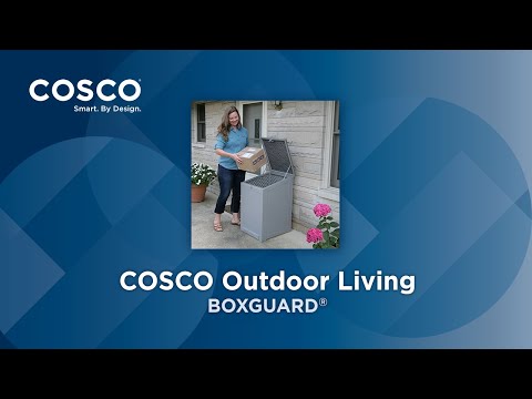 Cosco Outdoor Living BoxGuard, Large Lockable Package Delivery and Storage Box