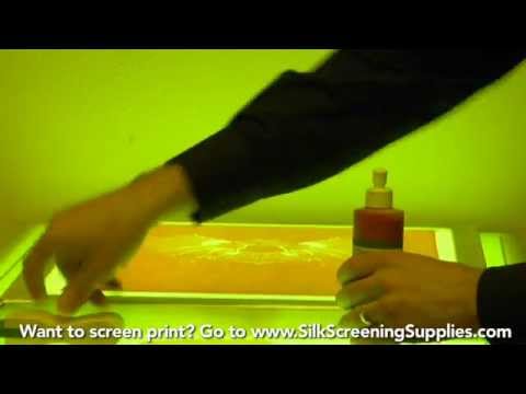 How to Screen Print - Red coat blockout - Detailed instruction - Screen Printing 101 DVD pt 22