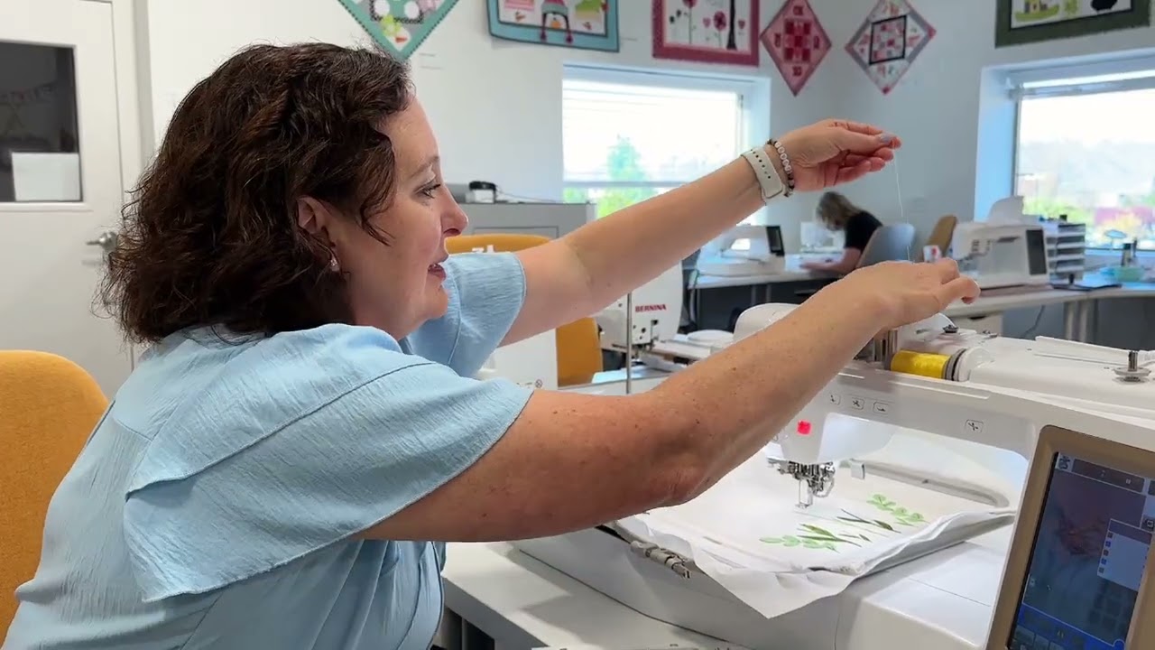 Applique of the Month: April 2026 Stitchout with Jenny