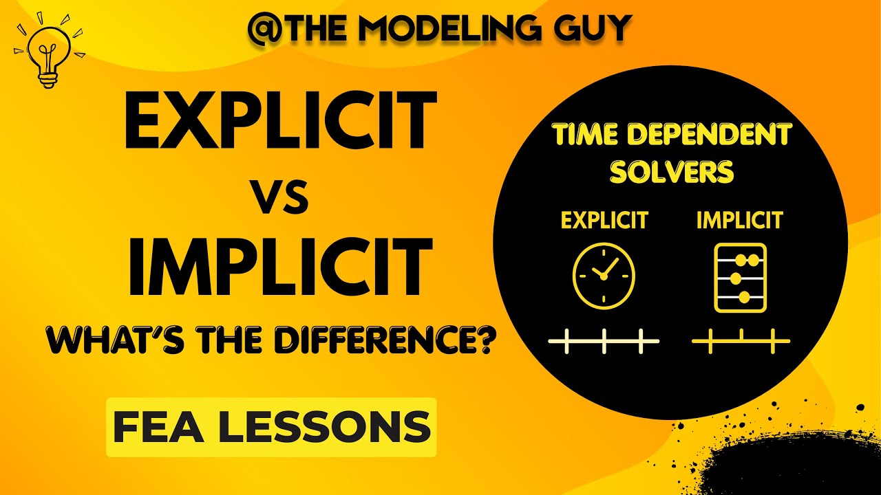 Explicit vs Implicit Solvers in FEA