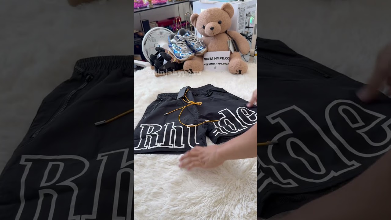 Unboxing Rhude Logo Shorts – Summer Flex Activated ☀️🔥 #ninjahype #casualoutfit #streetwear #ootd