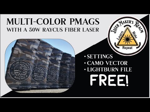 PMAG Fiber Laser settings and LightBurn Tutorial with FREE files – The ...