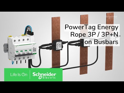 How to Install PowerTag Energy Rope 3P/3P+N on Busbars Tutoriel ...