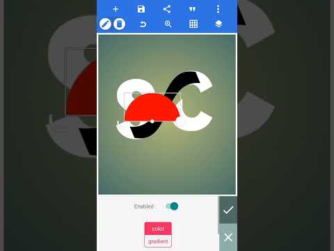 SC logo design in pixellab #short #viralvideo #supportme