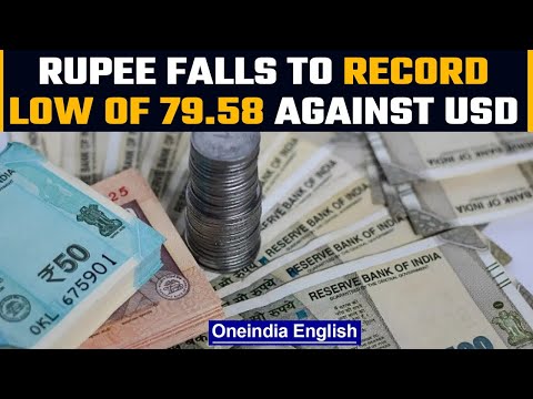 Rupee at record low of 79.58 against US dollar, as USD surges globally | Oneindia News*News