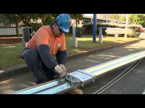 X-Tension 350 Guardrail end terminal installation