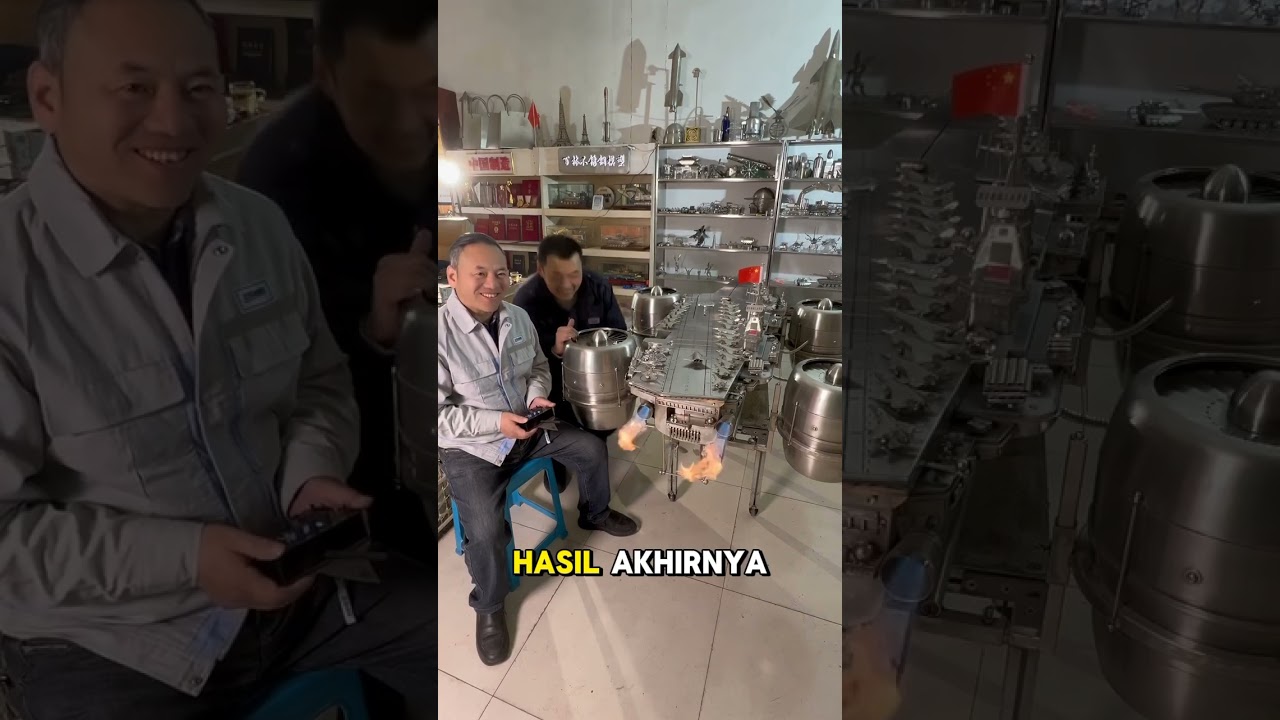Miniatur Kapal Induk Buatan Seniman China, Detailnya Luar Biasa! #trending #shorts #short