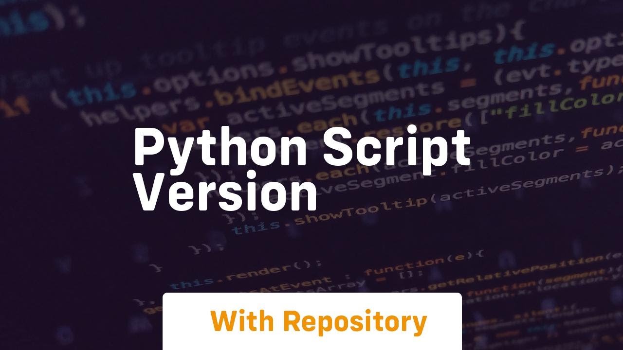 python script version