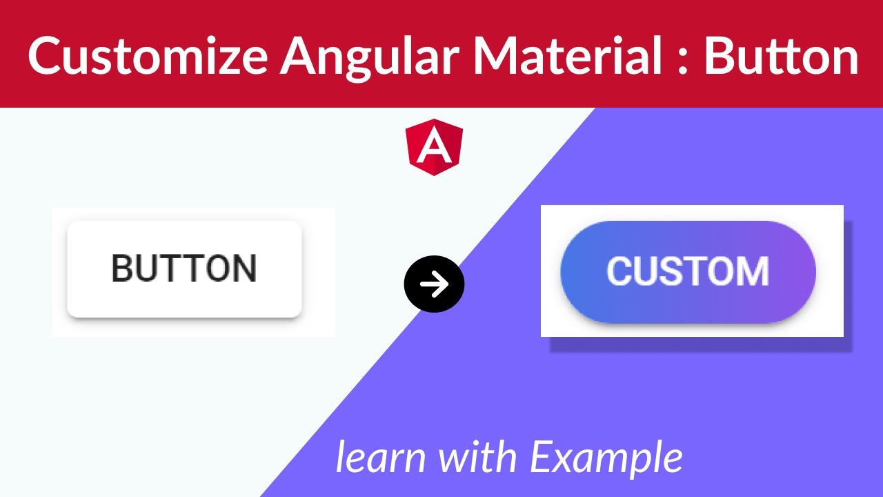 angular material button custom style | Angular Material