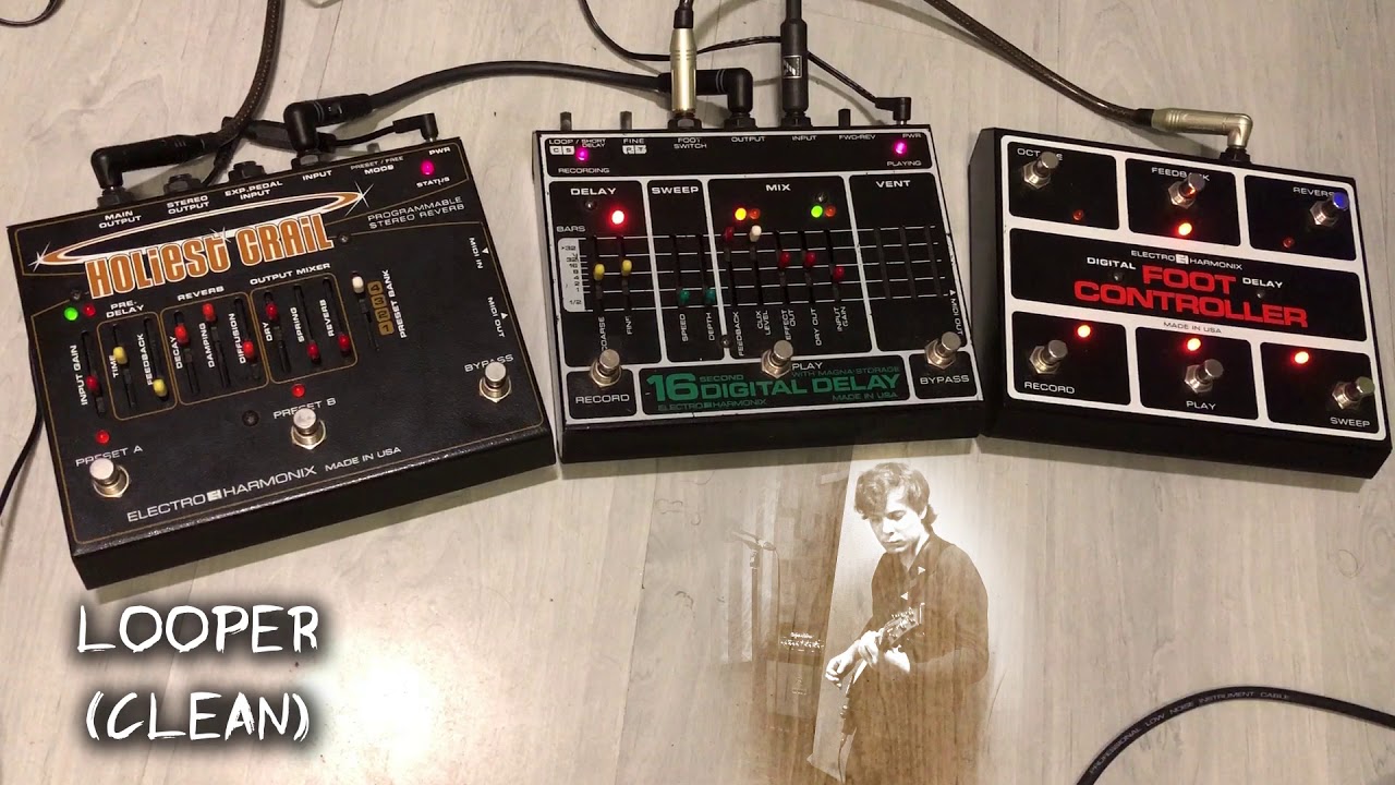 EHX 16 Second Digital Delay Demo + Holiest Grail reverb