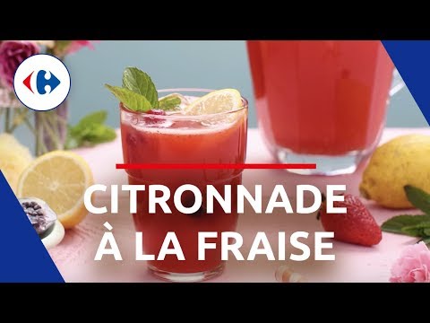 jus de citronnade a la fraise – Fast food
