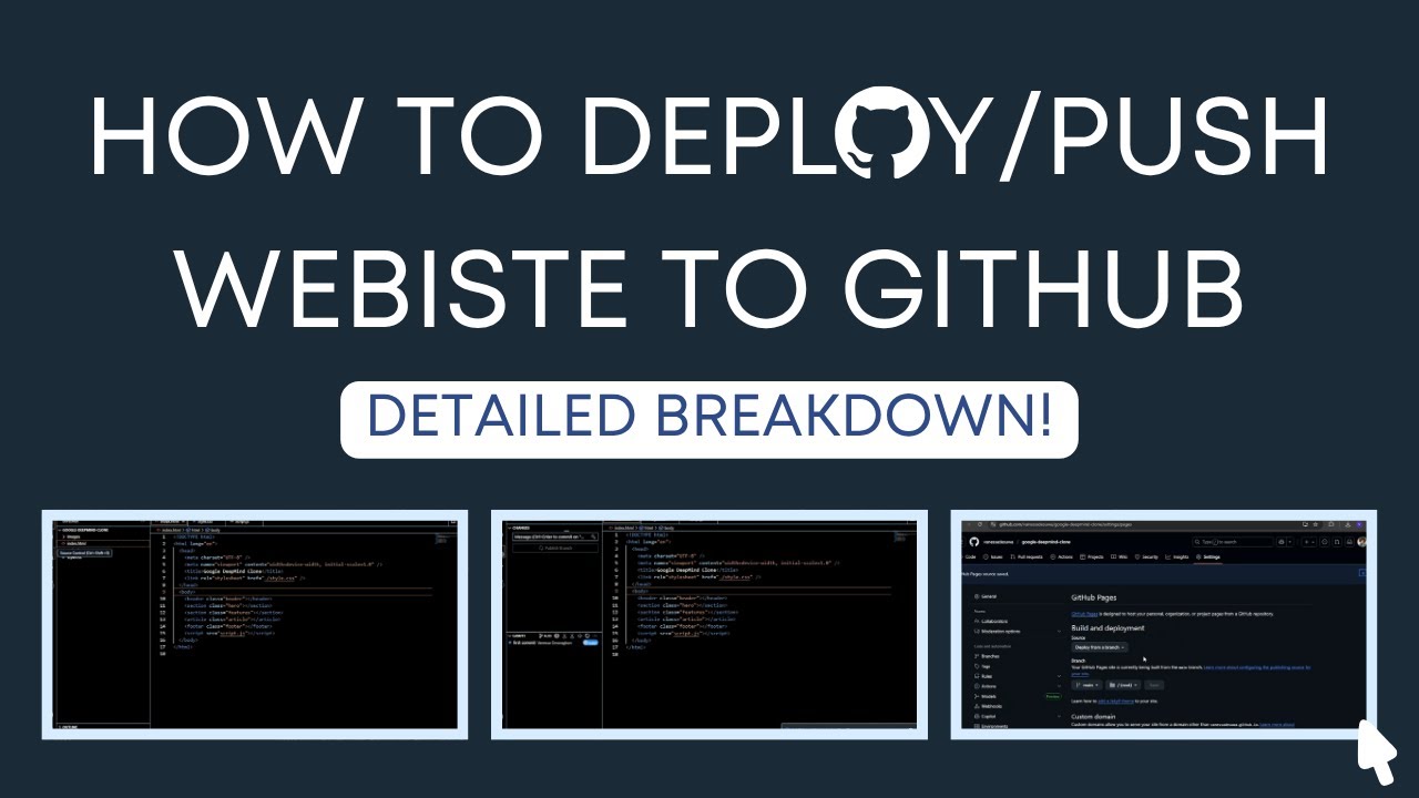 How to Upload Your Website to GitHub + Get a Live Link