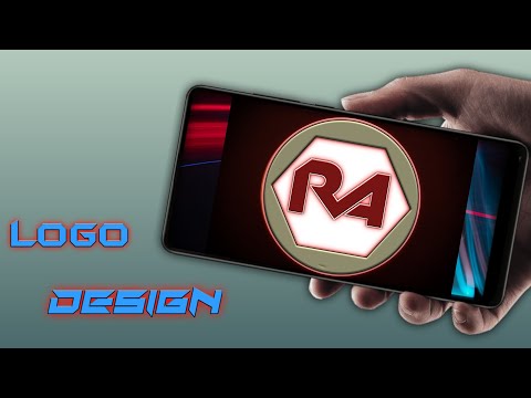 Logo Design Of Any Word | Logo Design Tutorial | Pixellab Tutorial | RA Logo Design