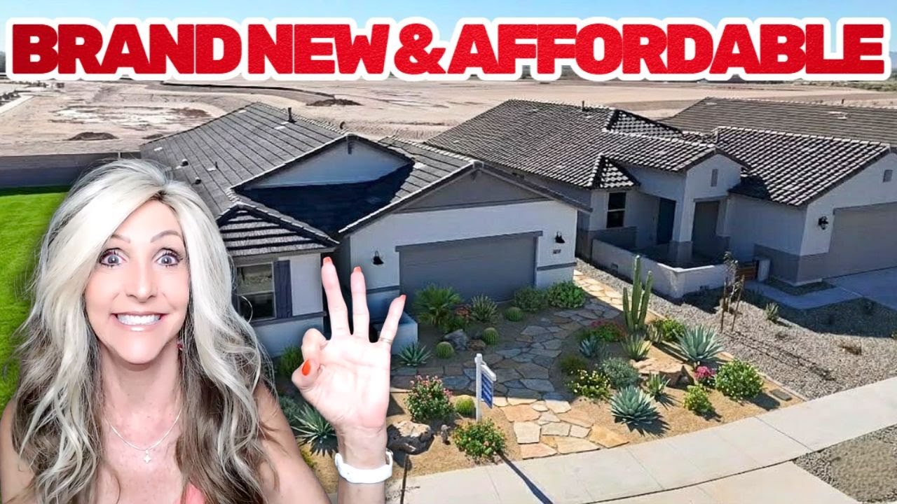 Inside an AFFORDABLE New Construction Home in Top Phoenix Suburb