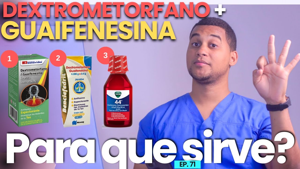 DEXTROMETHORPHAN GUAIFENESIN WHAT IS IT FOR | 3 THINGS