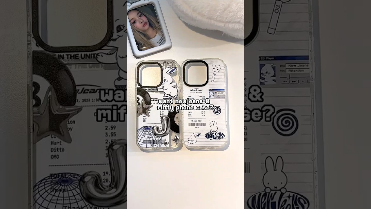 let's DIY newjeans & miffy phone case 🧸 @Hugifts #shorts