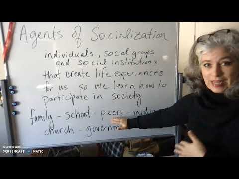 week 5 lesson 1 agents of socialization