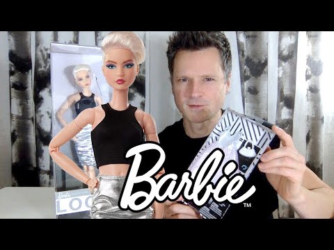 BARBIE SIGNATURE LOOKS MODEL 8 ORIGINAL DOLL UNBOXING REVIEW COMPARISON REDRESS HCB78