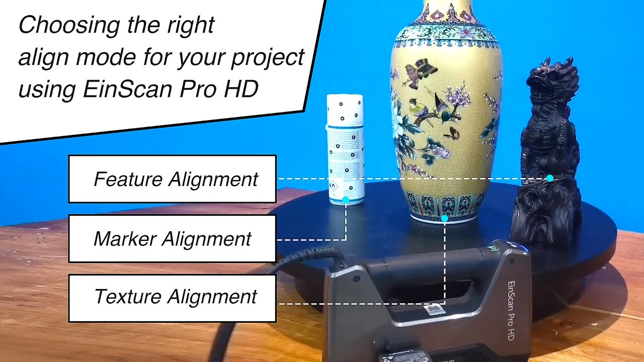 SHINING 3D EinScan Salon Ep 7: Alignment Modes Explained