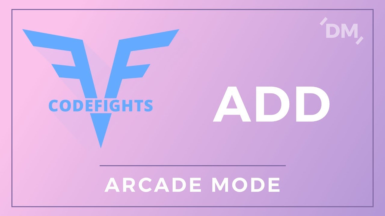 CodeFights Intro Algorithms - Add