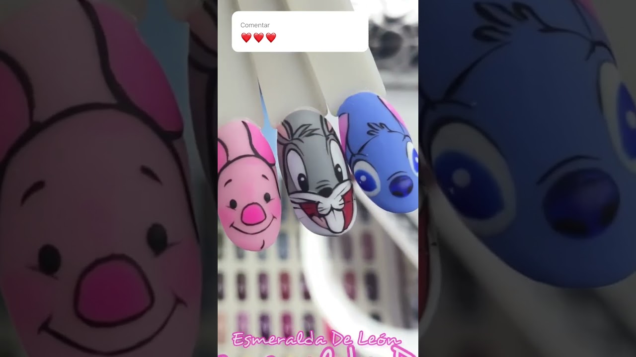 Bugs bunny nail art