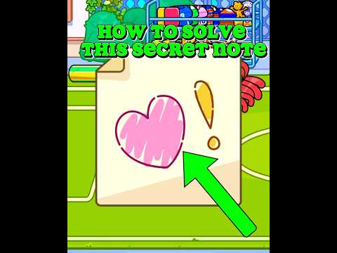 How to solve Secret Note with a heart /avatar world #avatarworld #avatarworldsecret #pazu #secrets