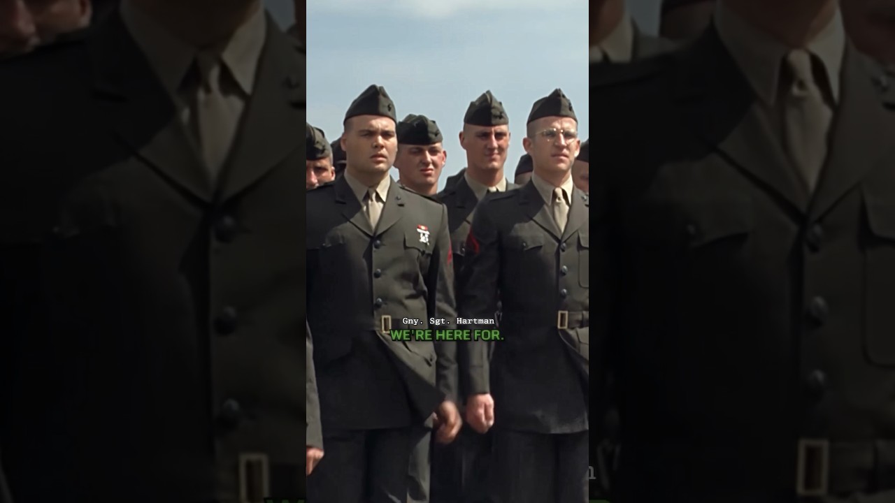 “You live forever” 🫡 #fullmetaljacket #movieclips #marines #usmc #usarmedforces