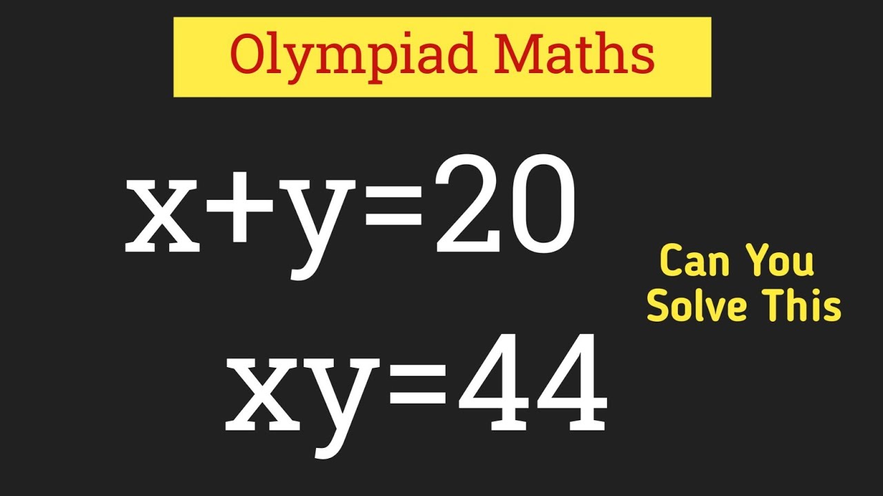 Germany|A nice mathematics Olympiad Algebra problem (X,Y)||