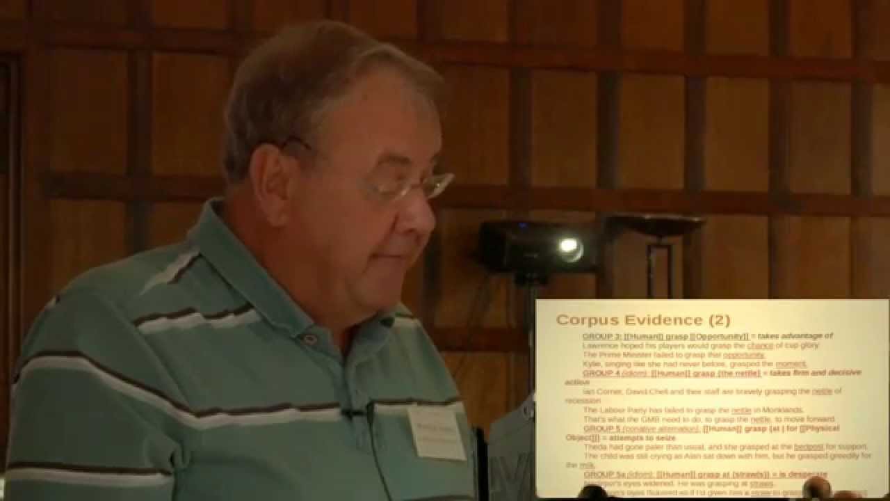 Patrick Hanks: Patterns are Unambiguous: Corpus Pattern Analysis, verbs vs. nouns