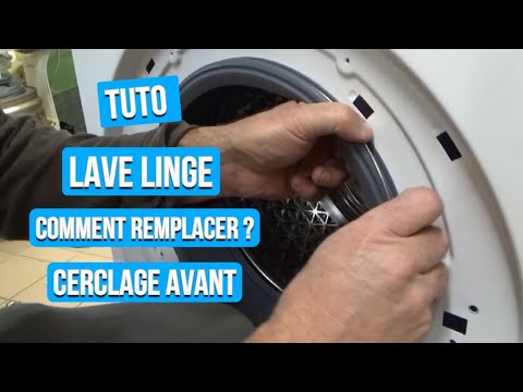 Tuto - Remplacement cerclage avant manchette Lave linge