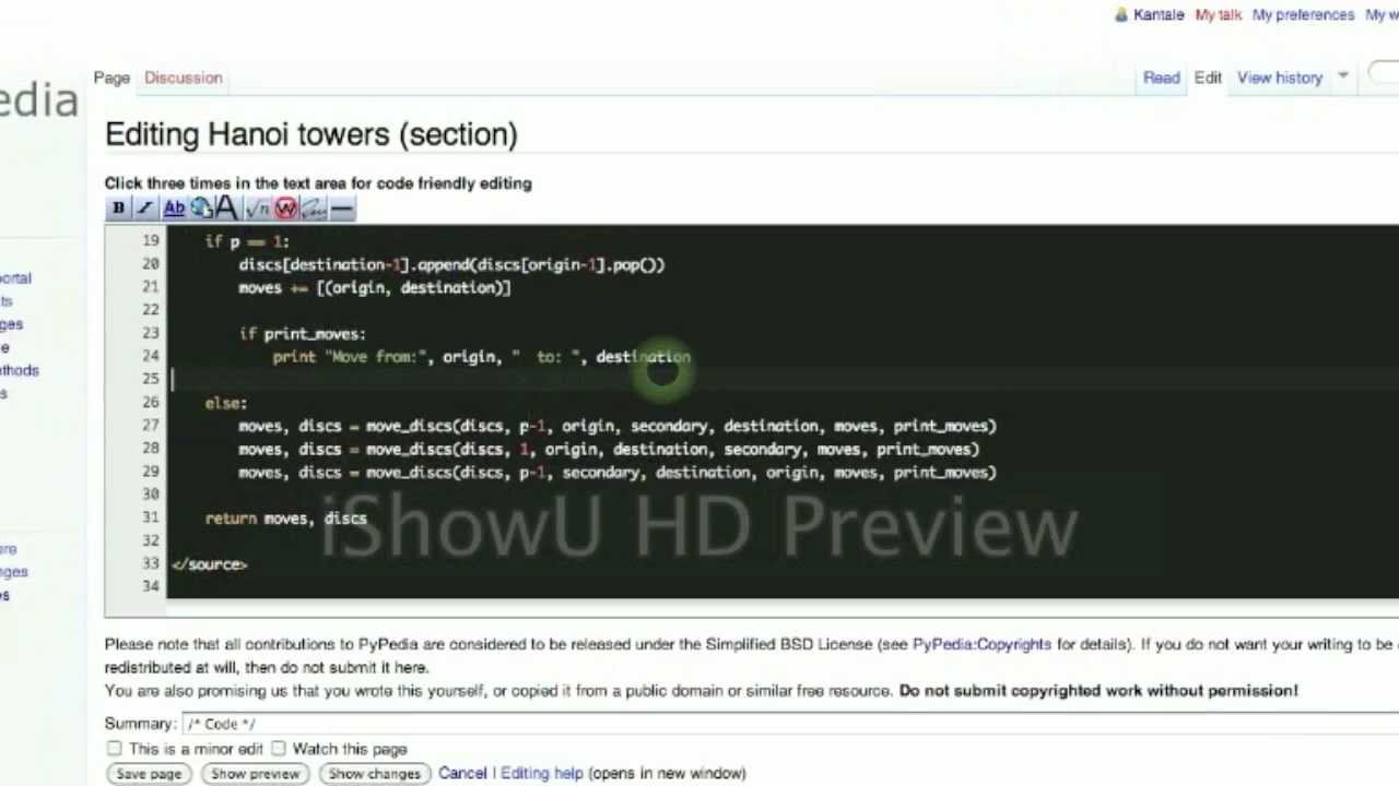 PyPedia: The free programming environment that anyone can edit!