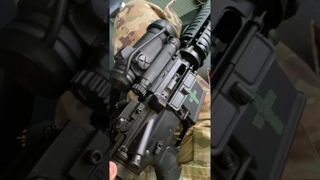 Issued FN M4 with CompM4 RDS #usa #2ndamendment #airsoft #fullauto