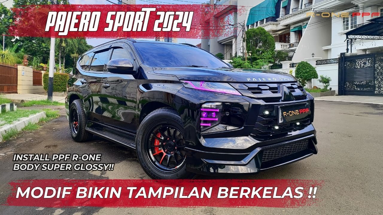 PAJERO SPORT PPF & AMBIENT LIGHT MODIFICATION