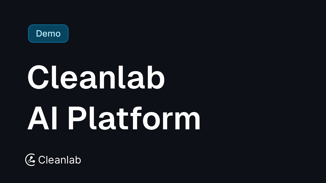 Cleanlab AI Platform Demo