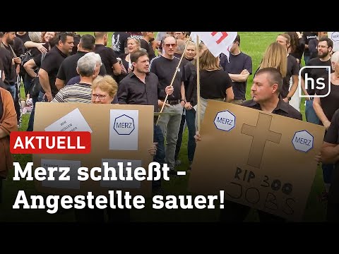 Reinheim: Merz-Beschäftigte wehren sich gegen Schließung | hessenschau
