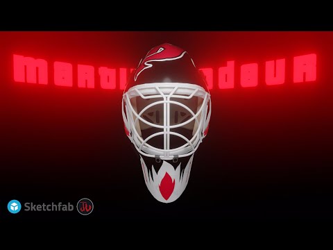 Martin Brodeur Mask 3D Model