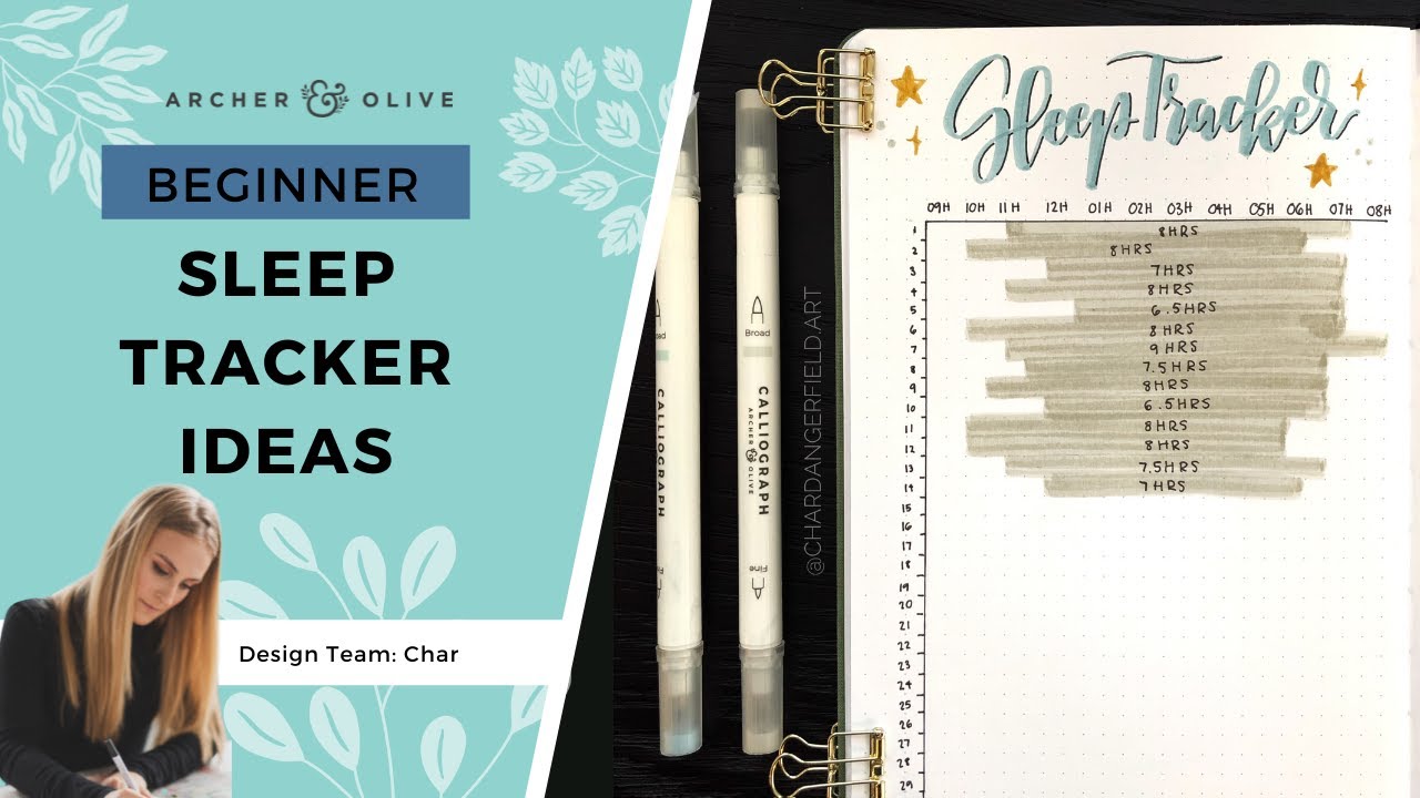 Sleep Tracker Bullet Journal Ideas | Easy Bullet Journal Sleep Tracker Ideas