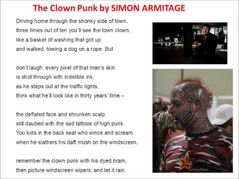 ‘The Clown Punk’ – Simon Armitage | Y11 English